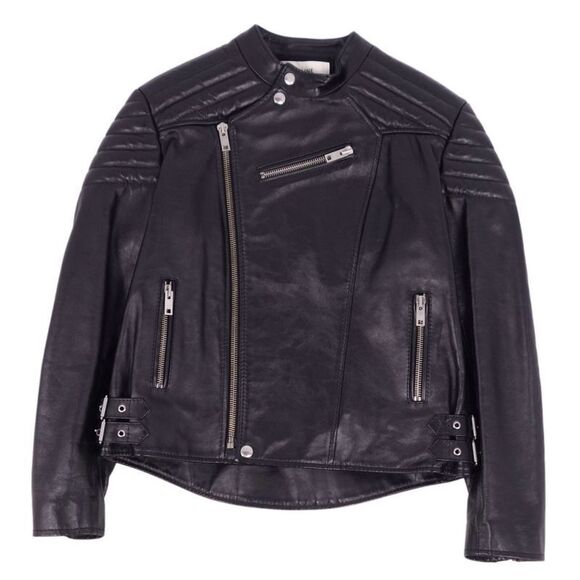 Celine | Jackets & Coats | Celine Jacket Leather Jacket Biker Jacket ...